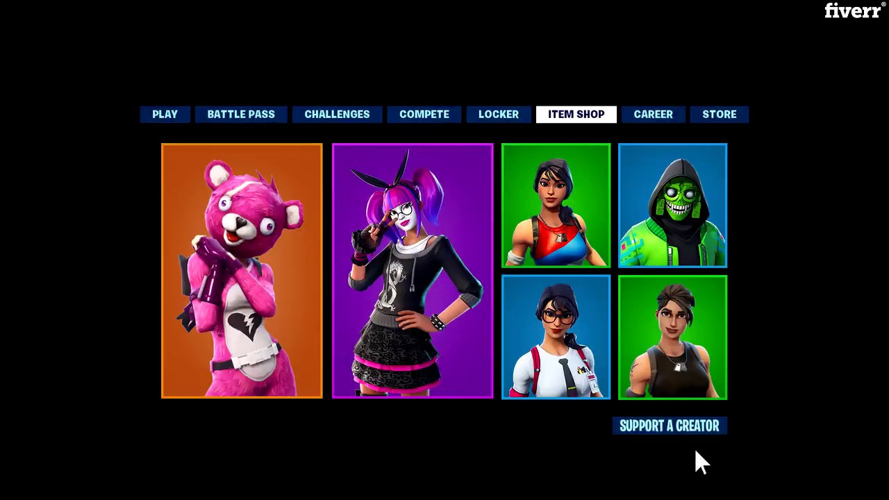 Fortnite - Premium Creator Code Animation - YouTube