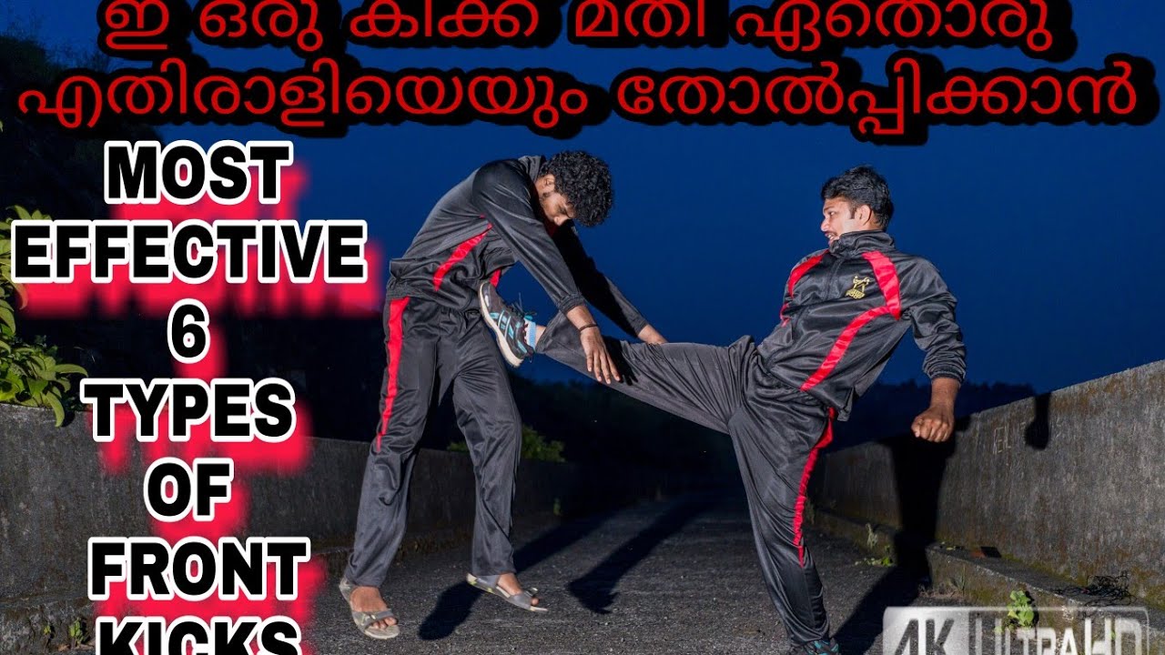 Most Effective 6 Types Of Front Kicks | How To Do Front Kick - YouTube