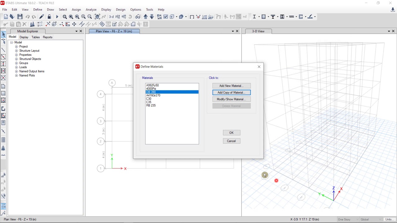 How to Define Materials in Etabs - YouTube