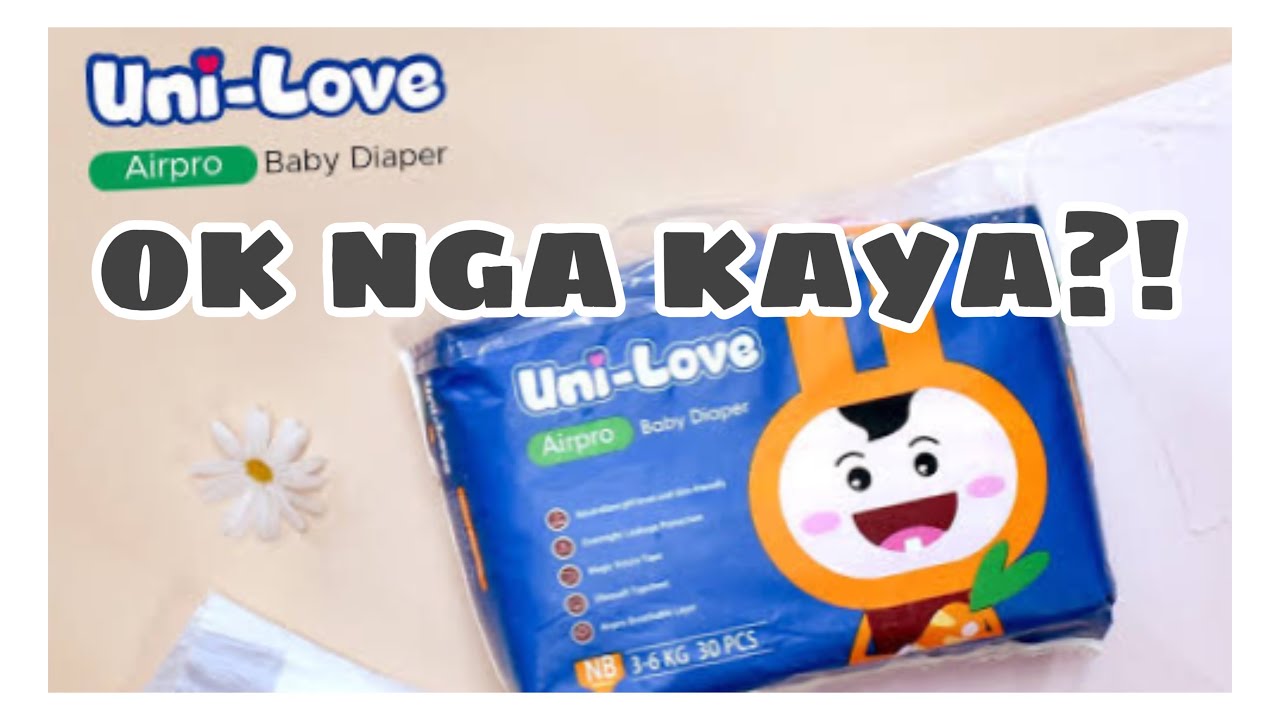 UNILOVE AIRPRO BABY DIAPER REVIEW - YouTube