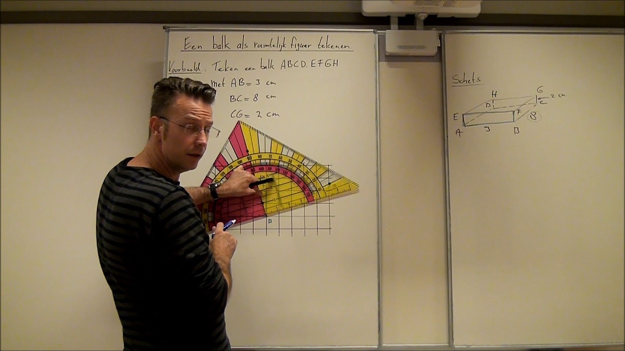 2MH7 1.Balk tekenen - YouTube