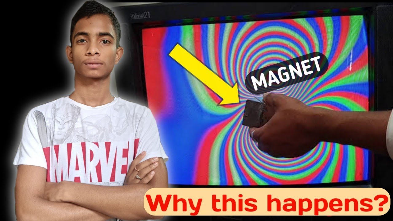 Why Old TV gets DISTORTED when we bring a MAGNET near to it ? 🔥📺 - YouTube