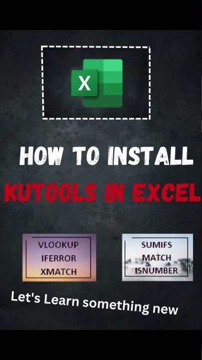 Kutools in Excel #mexcel - YouTube