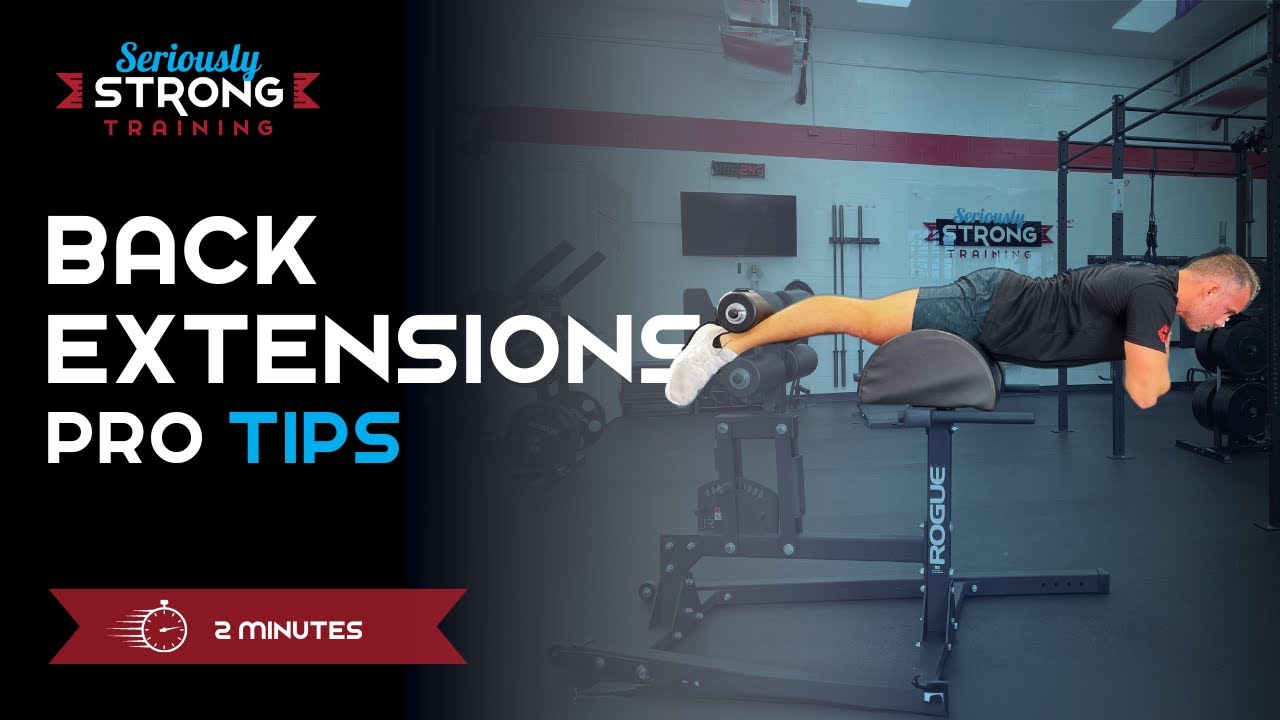 Back Extensions Pro Tips - YouTube