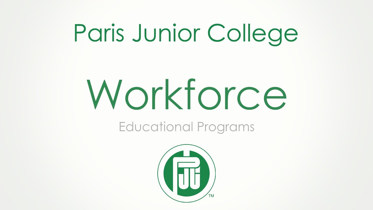 Paris Junior College Workforce Programs - YouTube