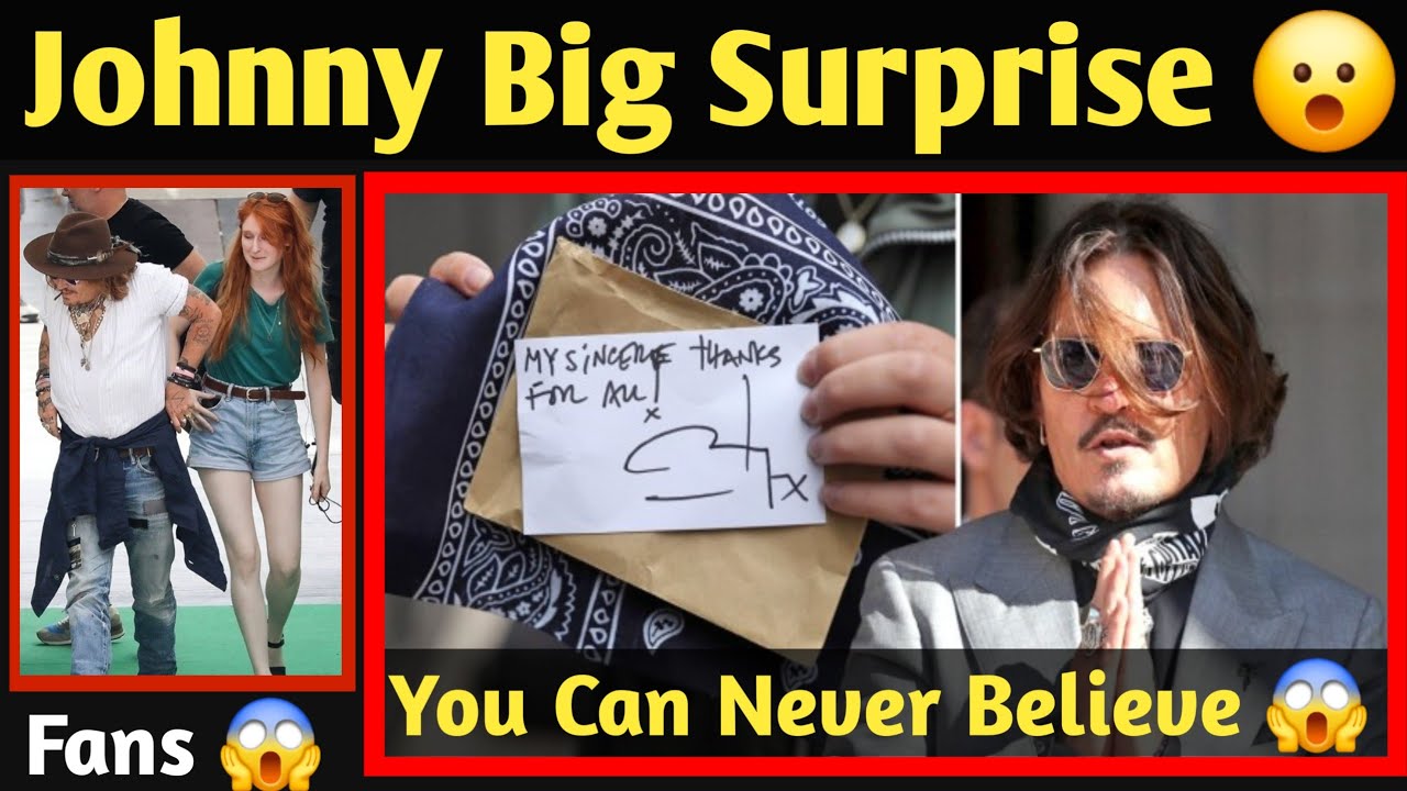 Johnny Depp Set to Deliver😍😘 a Big Surprise to Hollywood😱😲 | Who Is the ...