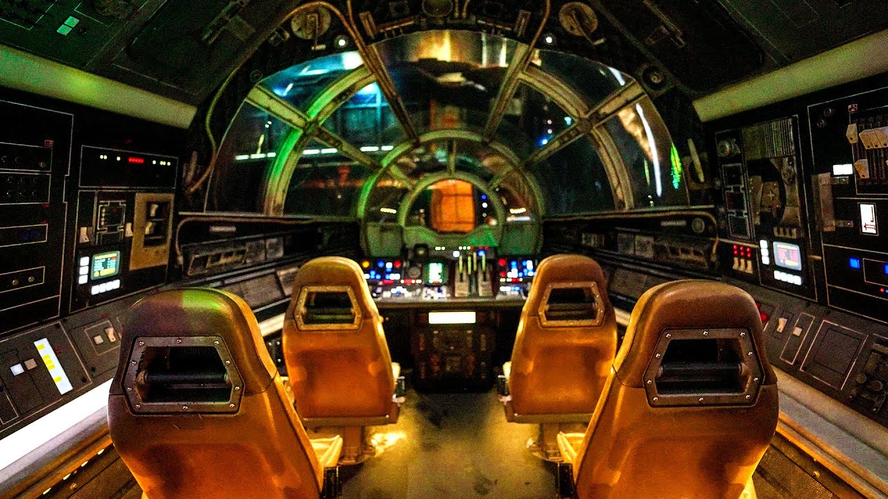 Star Wars Millennium Falcon Ride 2025 - Disney World Smuggler's Run [4K ...