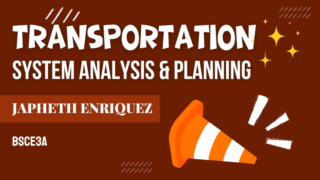 Transportation System Analysis And Transportation Planning - YouTube