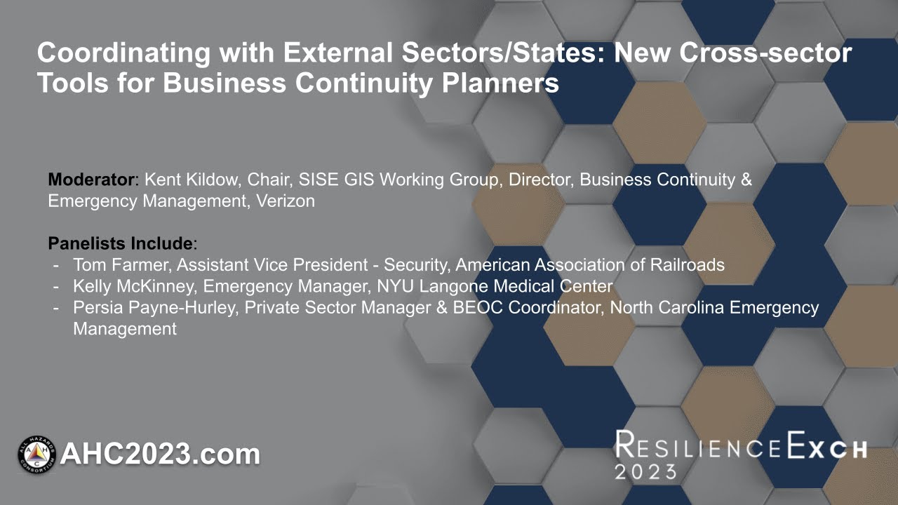 Coordinating with External Sectors/States: New Cross-sector Tools for ...