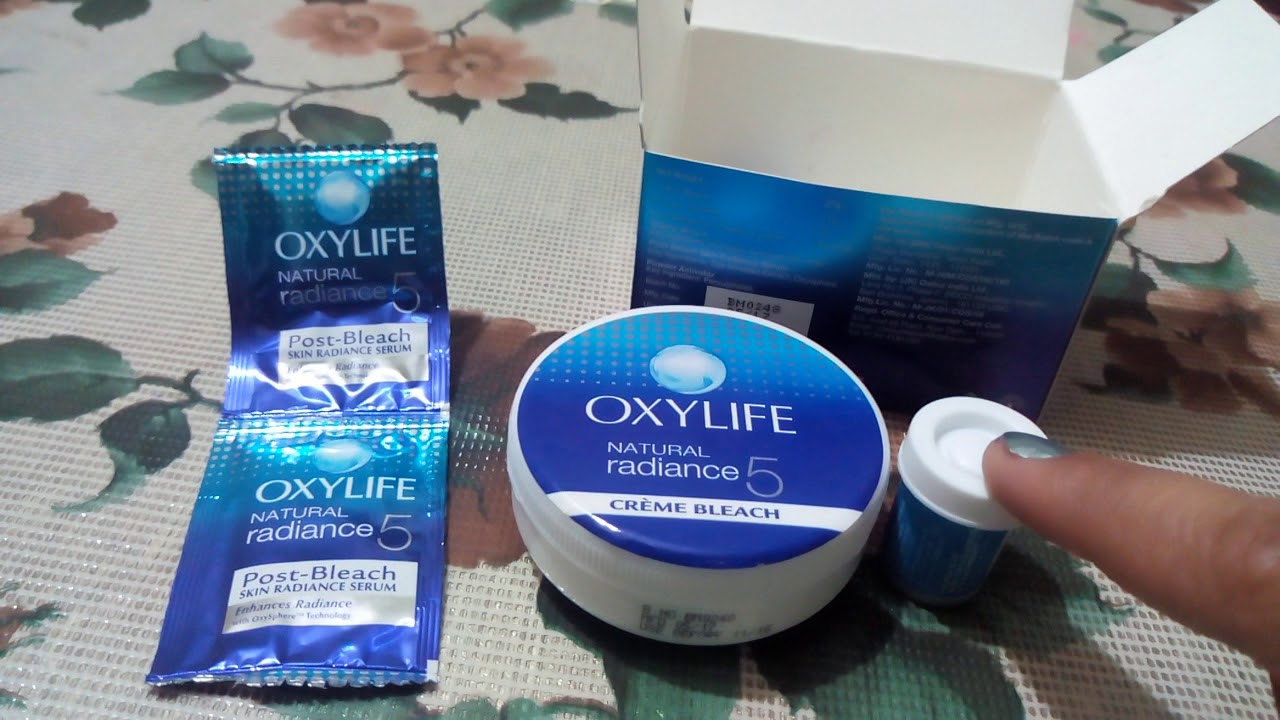 How to use OXYLIFE NATURAL radiance post bleach SERUM - YouTube