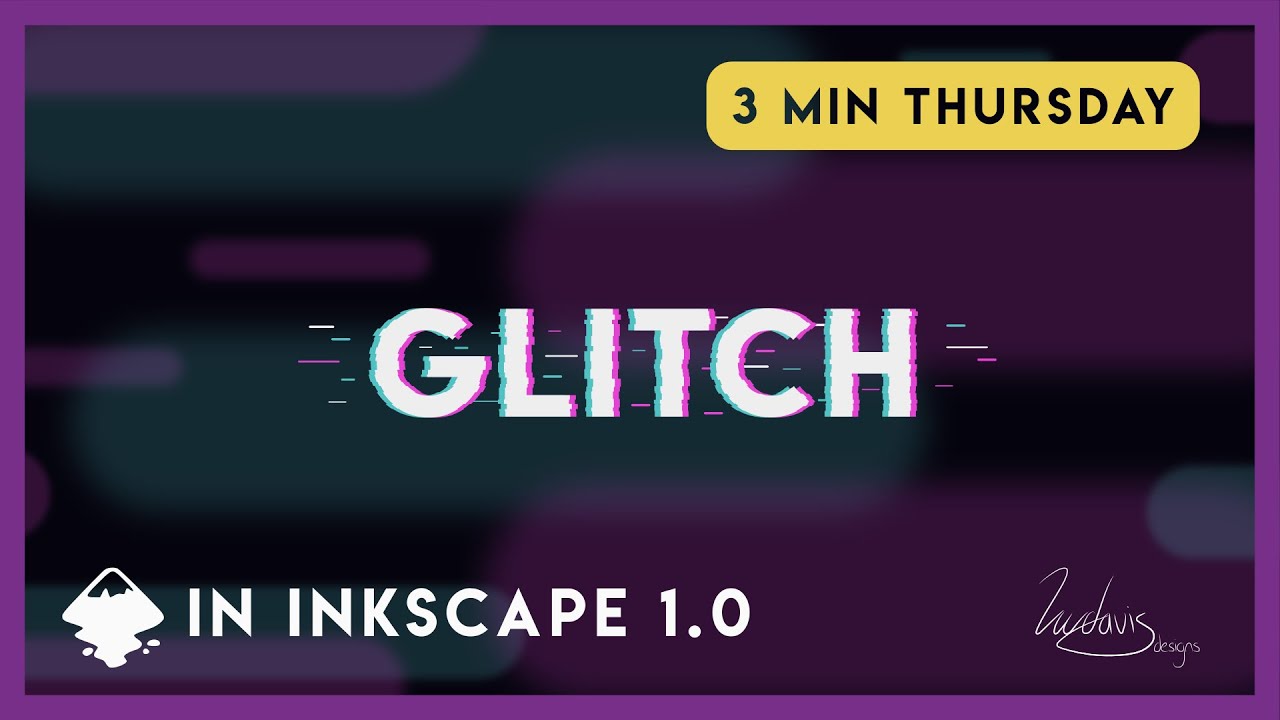 Glitch Text | Quick Tip | Inkscape - YouTube