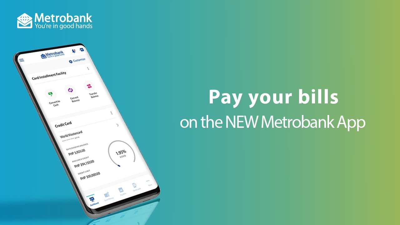 How to pay bills on the NEW Metrobank App - YouTube