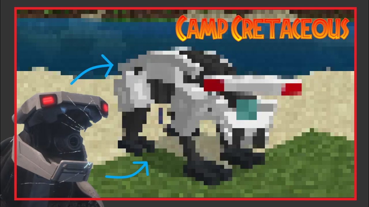 Making the Camp Cretaceous Robot Dog in Minecraft! - YouTube