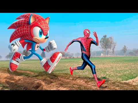 Homem-Aranha vs Velocista Aranha na VIDA REAL