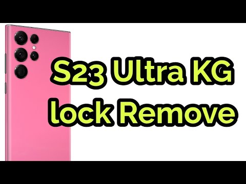 Samsung Galaxy S23 Ultra S918B KG lock Remove - YouTube