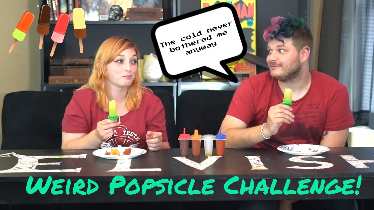 Hot Sauce Popsicle: Weird Popsicle Challenge! - YouTube
