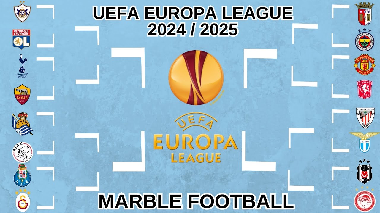 UEFA Europa League 2024-2025 Part 2 / Marble Football ⚽️ - YouTube