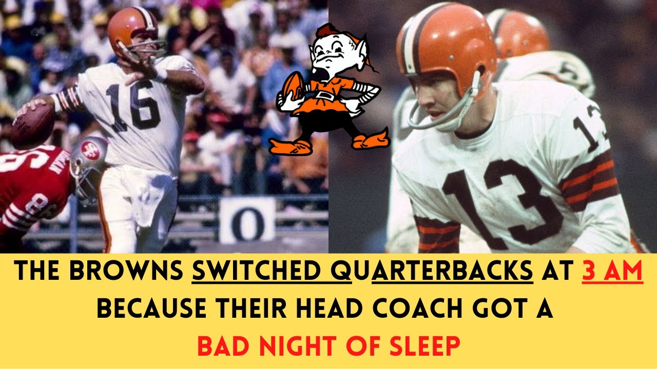 The STRANGEST QUARTERBACK MOVE in Cleveland Browns HISTORY | 1968 ...