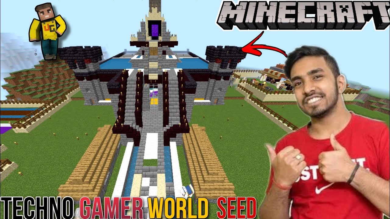 Download Techno gamer Minecraft World in One Click || Techno Gamer ...
