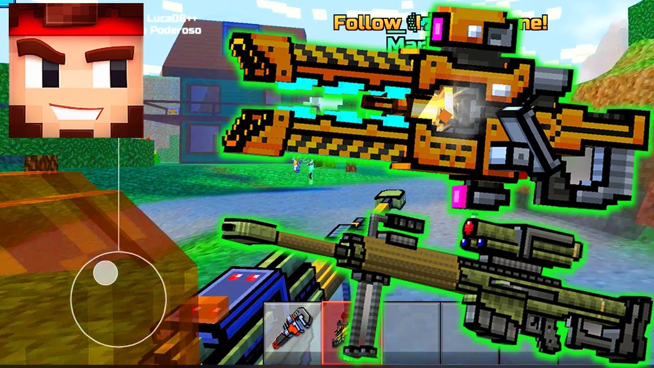 Pixel Gun 3D - Only Sniper Rifle in Battle Royale Challenge (New Sniper ...
