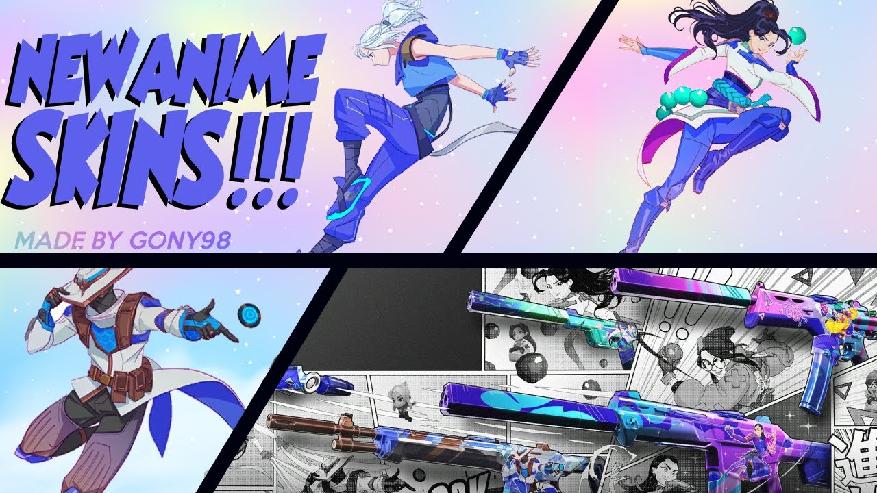 POPPING OFF WITH THE NEW ANIME VALORANT GO! VOL. 1 SKINS IN VALORANT ...