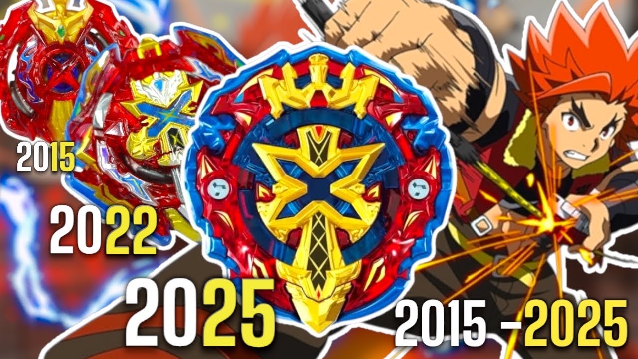 Evolution of XCALIBUR/XCALIUS (2015-2025) Burst - Beyblade X | BEY ...