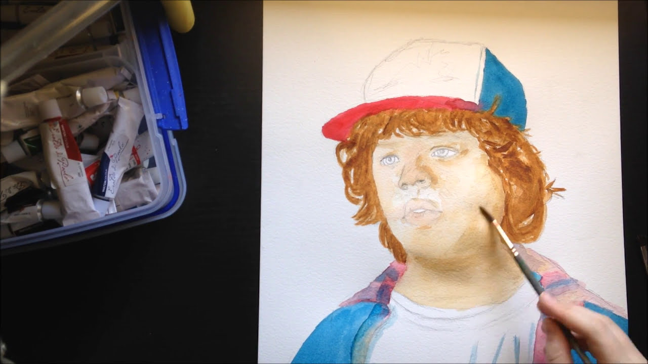 Painting Dustin from Stranger Things - YouTube