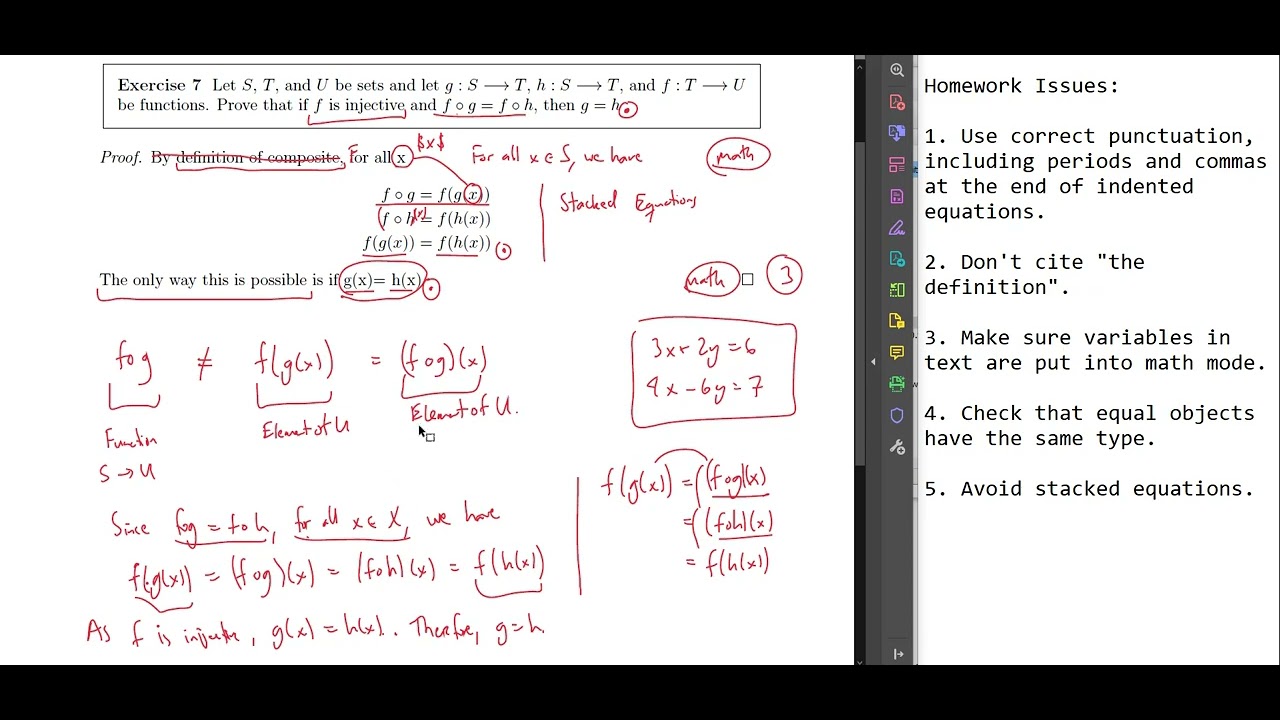 Homework 01 Feedback - YouTube