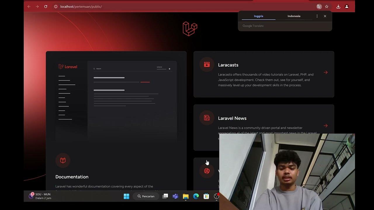 Pertemuan 1 Tutorial install laravel menggunakan laragon - YouTube