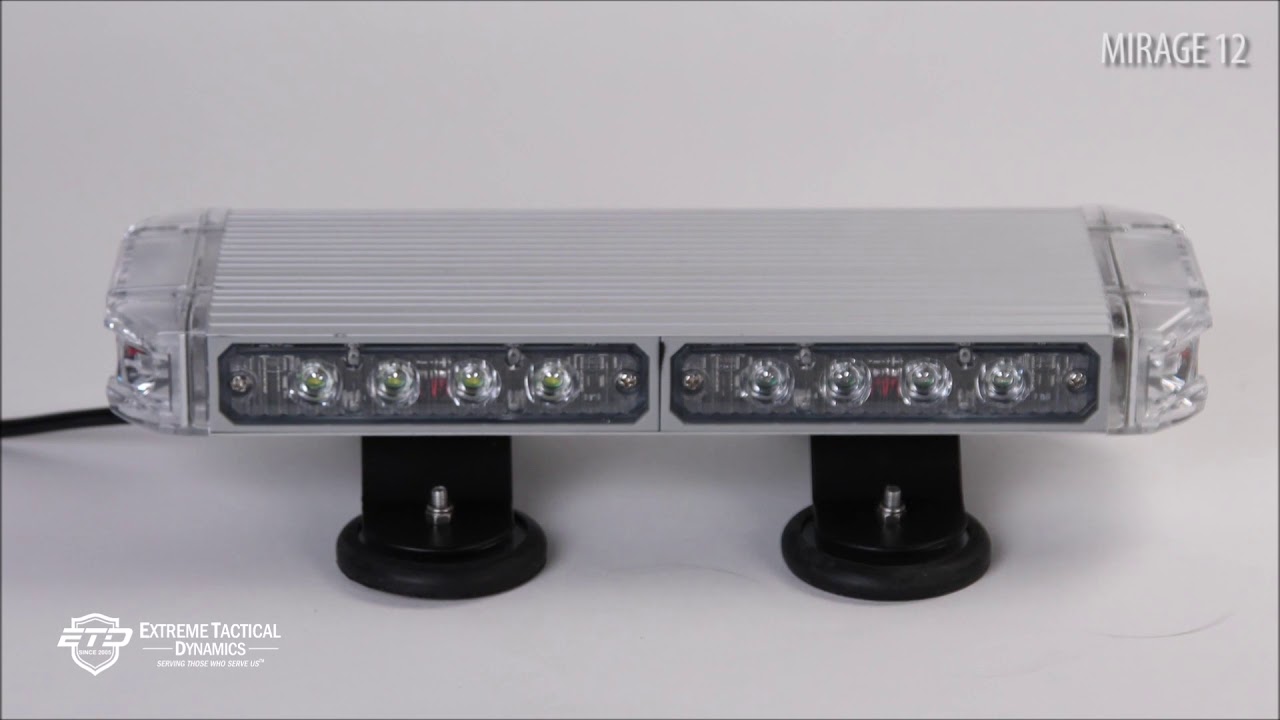 Mirage 12 LED Mini Light Bar Info - YouTube