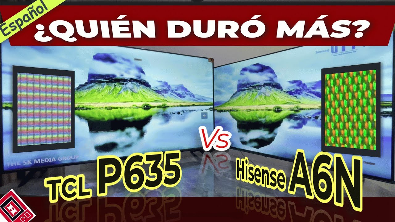 Hisense A6N vs TCL P635 | el mejor televisor 4K económico - YouTube