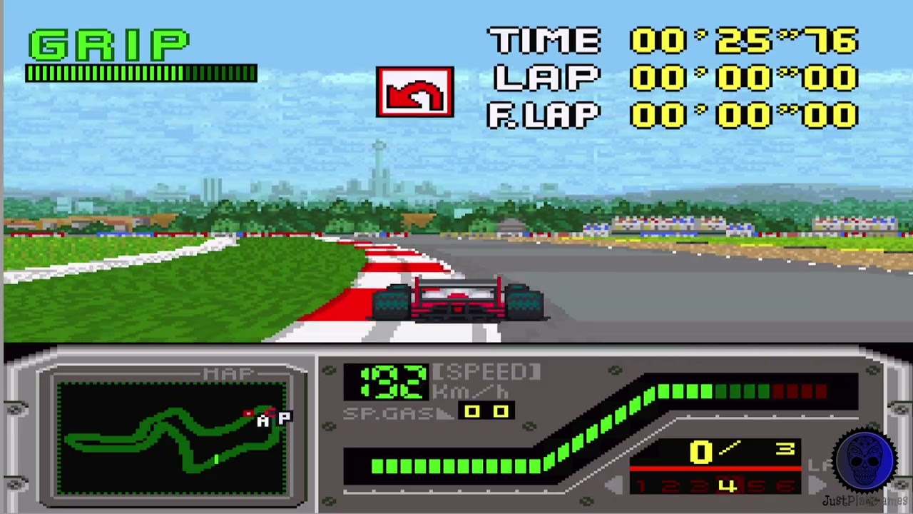 Redline F1 Racer - Super Nintendo SNES - YouTube