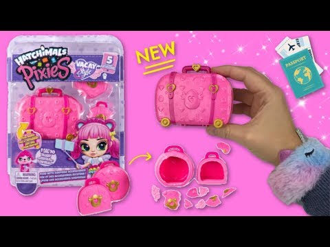 Hatchimals Pixies Vacay Style Blind Pack Surprise Collectible Doll
