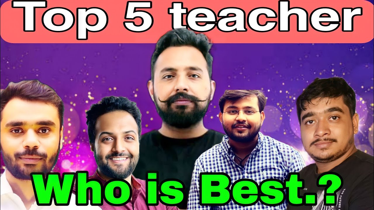 Best Top 5 Teacher On YouTube || Best Teacher For Math || Who Is Best ...