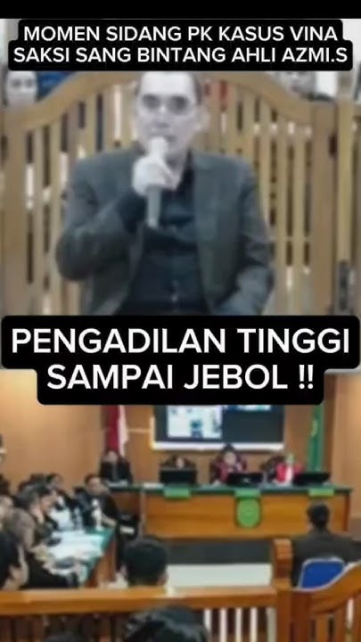 PENGADILAN TINGGI SAMPAI JEBOL !! - YouTube