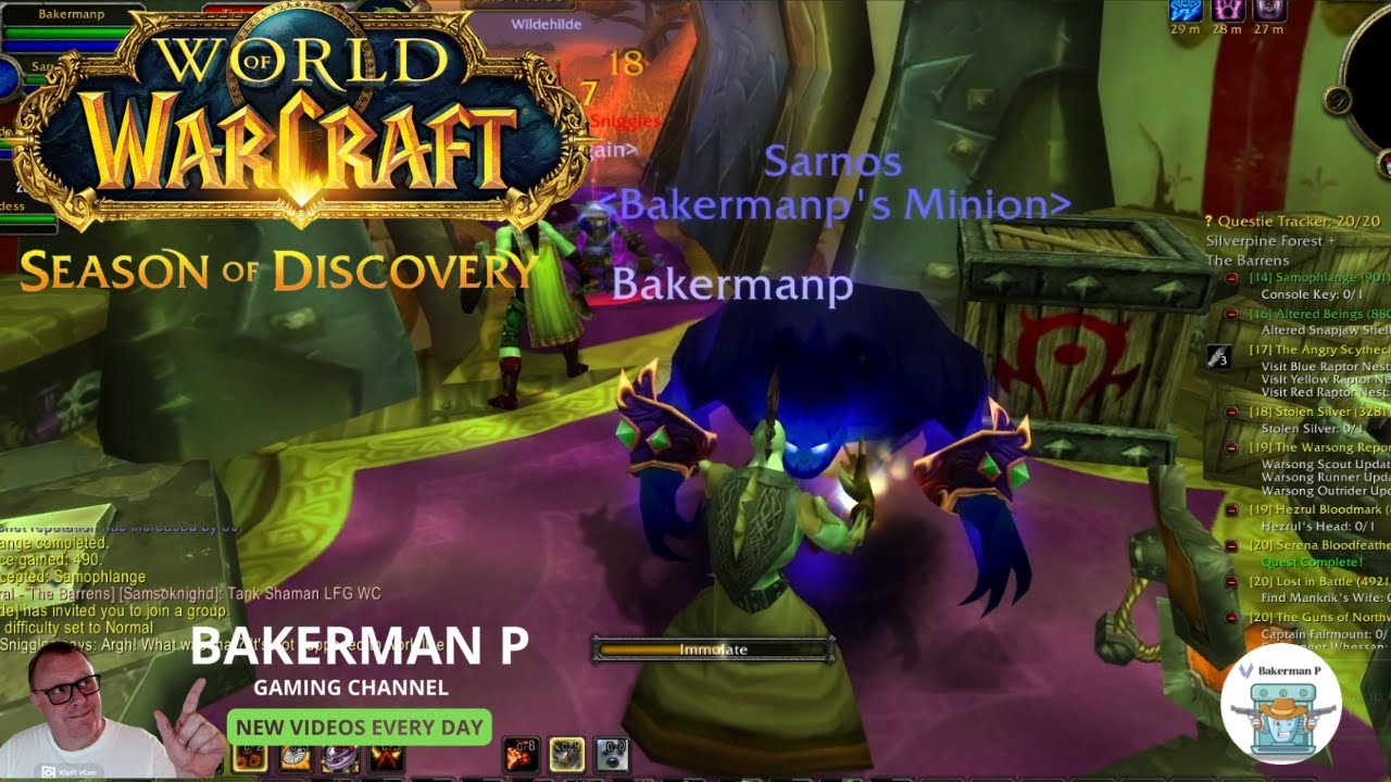WoW Classic. Season of Discovery. Gameplay. Svenskt tal. (#7) Besöker ...
