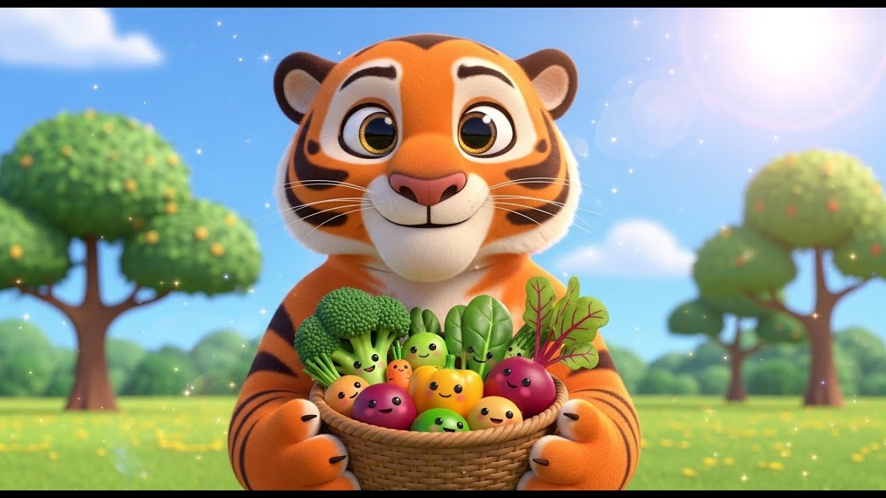 Learn 20 Healthy Vegetables Names with Tiger 🥦🐯 | Fun Vegetable ...