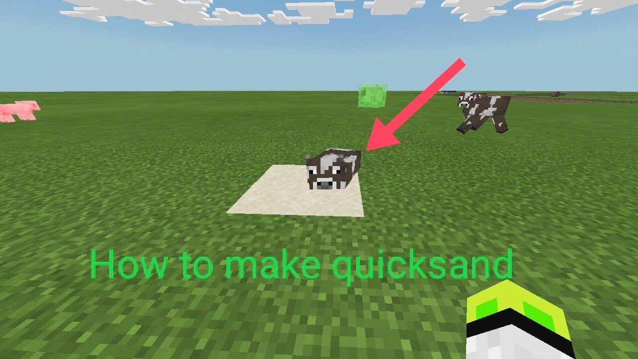Minecraft ️:How to make quicksand in Minecraft - YouTube