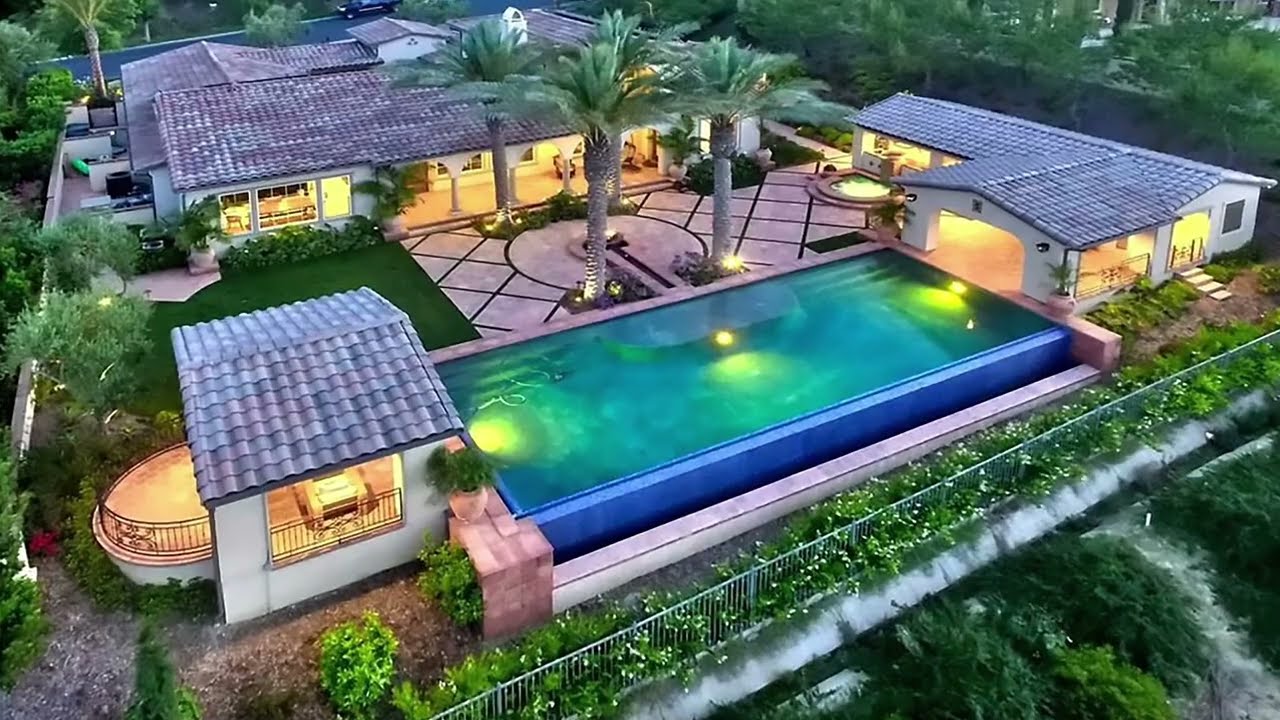 Pool Spanish Mediterranean Architecture Spanish Style Pool House
