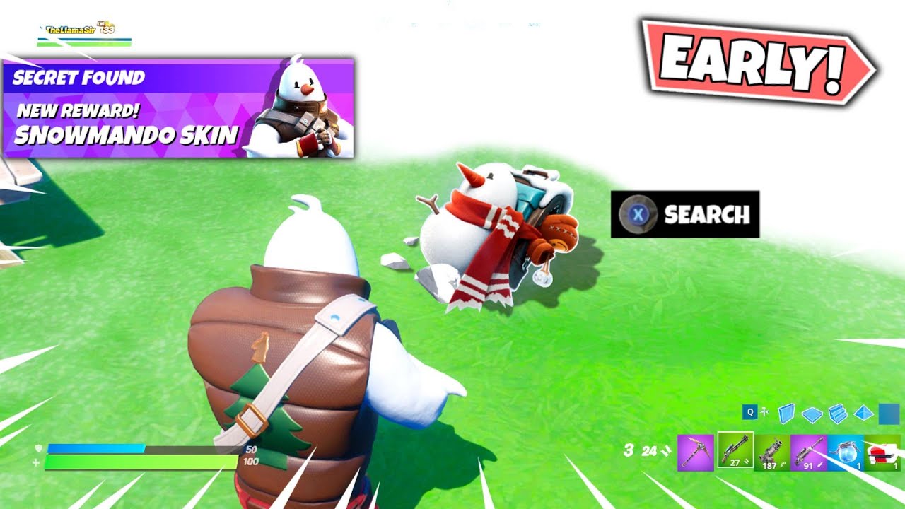 UNLOCKING SNOWMANDO in Fortnite! - Operation Snowdown Challenges - YouTube