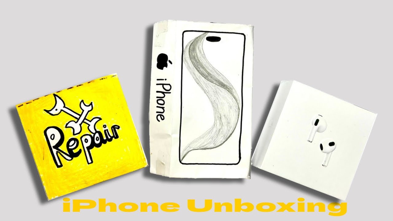 [paperdiy] 📲making paper iPhone squishy & Airpods | paper squishy # ...