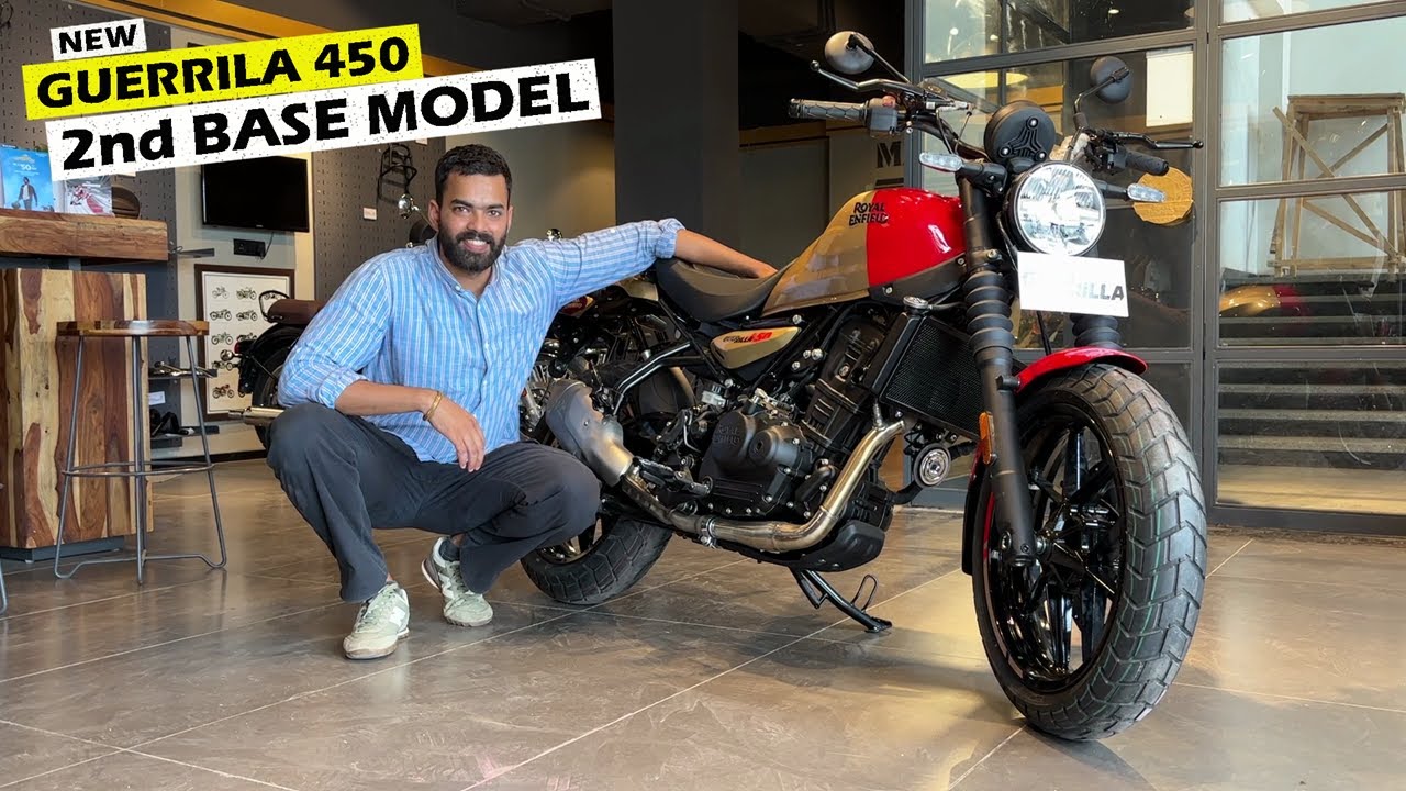*2nd Base Model* New RE Guerrilla 450 ! Price, Comfort | ₹2.49 Lakh ...