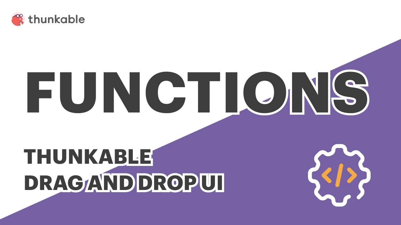Functions in Thunkable - YouTube