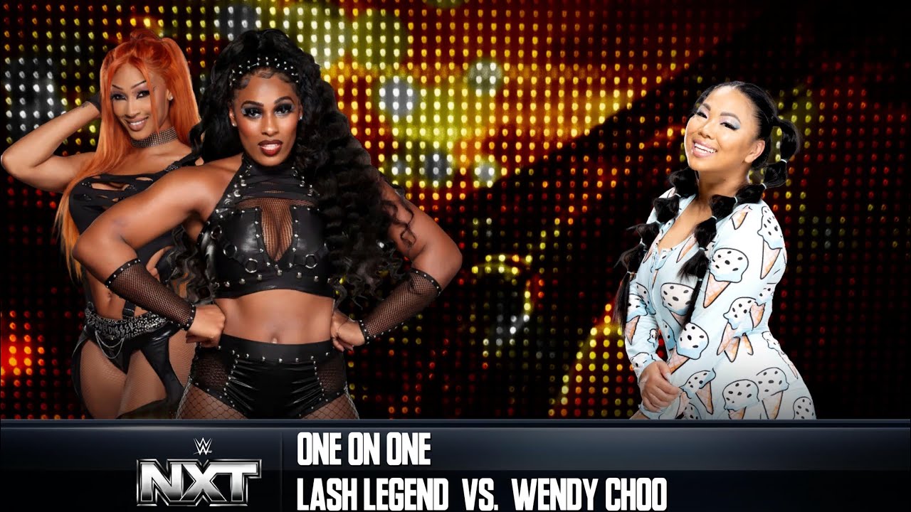 WWE 2K24 | NXT UNIVERSE | LASH LEGEND VS WENDY CHOO - YouTube