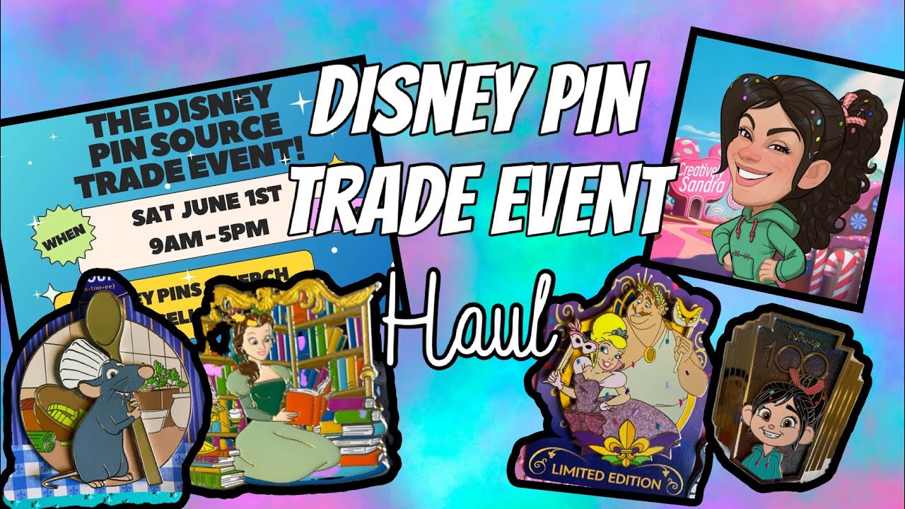 Disney Pin Trading Event Haul - Orlando Events - YouTube