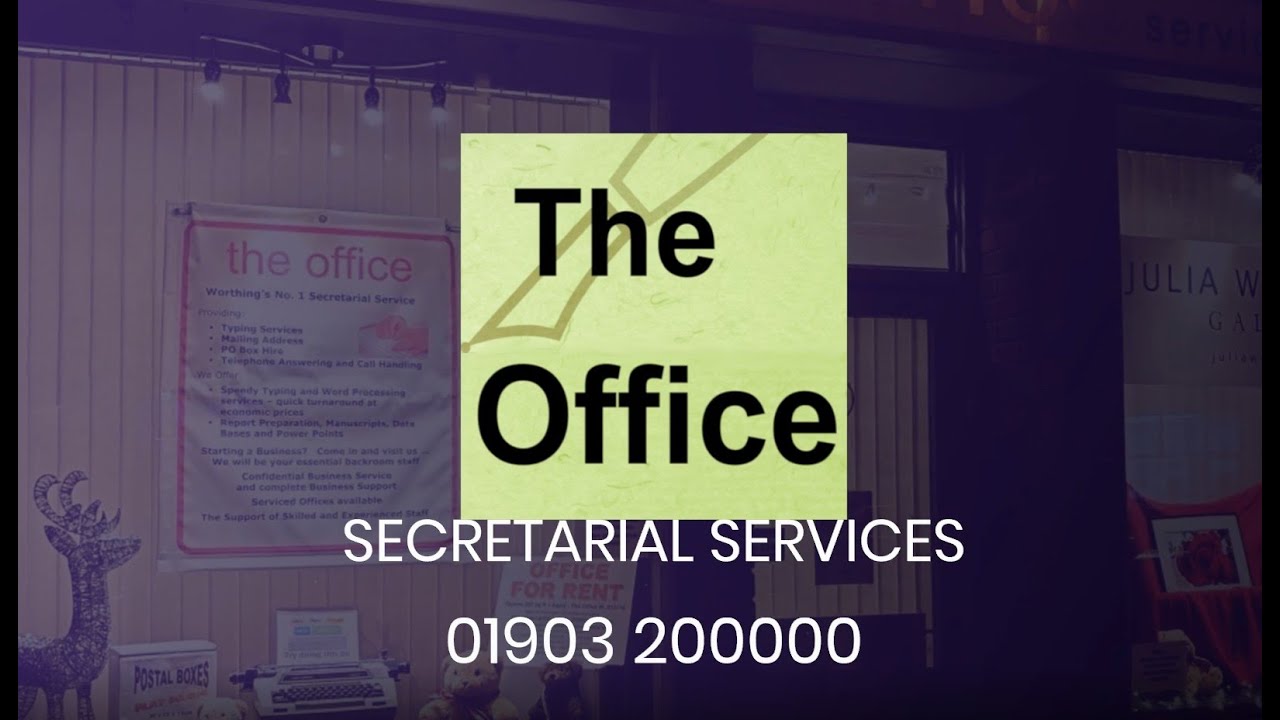 The Office Affiliate Marketing and Secretarial Services - YouTube