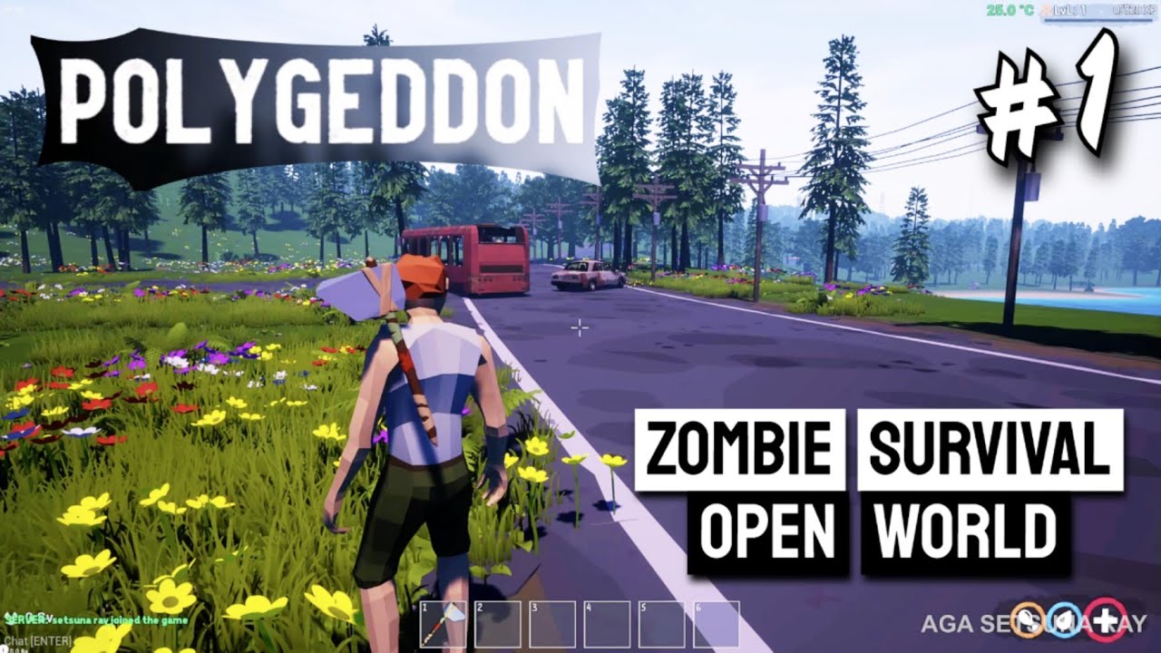 Polygeddon Open World Zombies Survival Gameplay Longplay Reshade ...