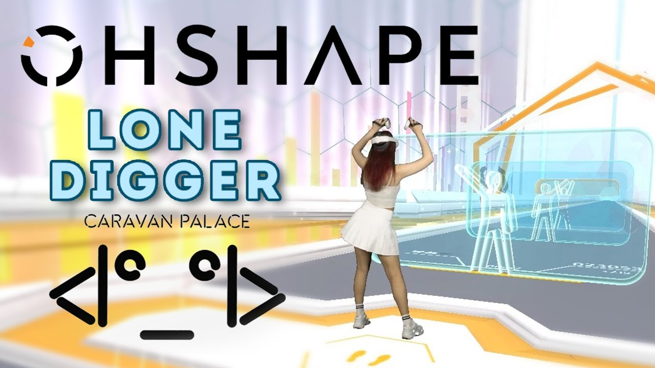 Lone Digger - Caravan Palace - OhShape - Mixed reality gameplay - YouTube