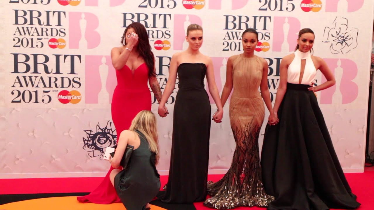 Little Mix at The Brit Awards Red Carpet 2 - YouTube
