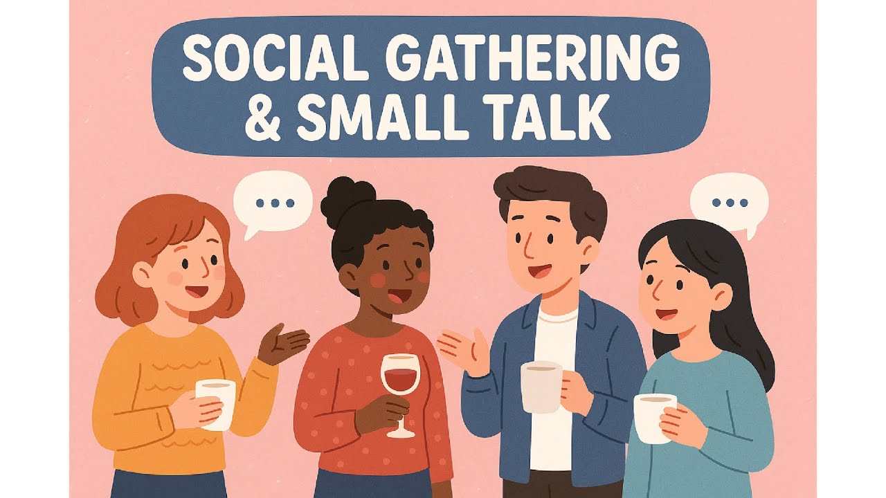 Daily English Conversations | Social Gathering & Small Talk – Shadowing ...